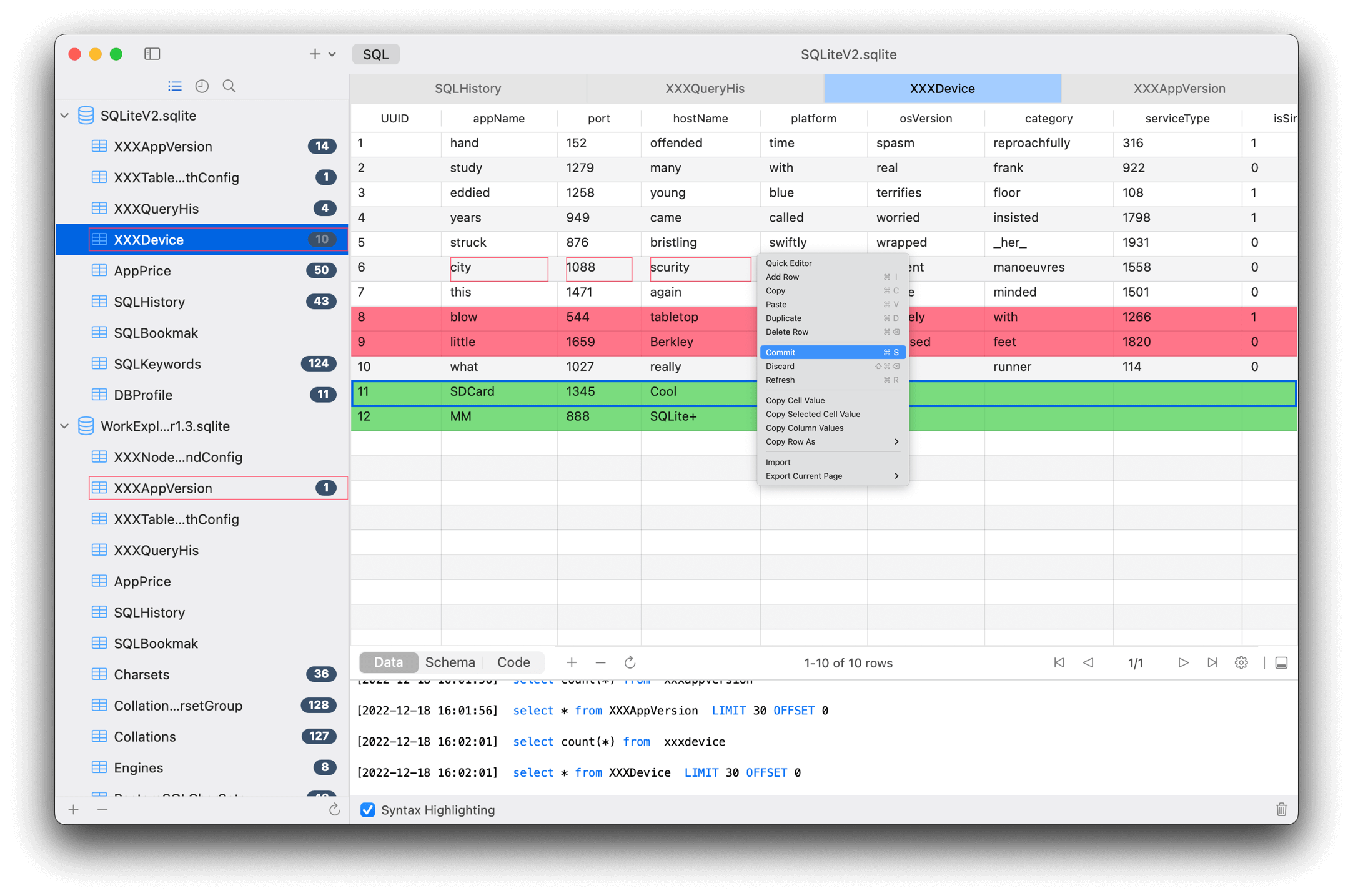 SQLite Modern Native Tool For SQLite Database Management On MacOS